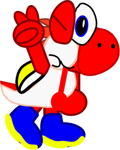 Red Yoshi | Super Mario Bros. fannon Wiki | Fandom