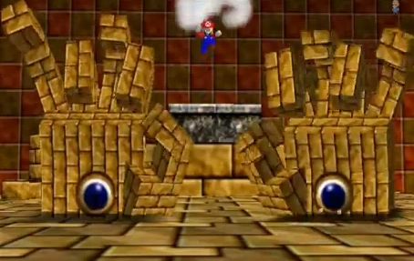 Super Mario 64 Hand Boss