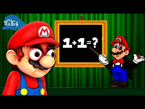 Video ends when Mario gets 1 IQ ft. Luigi | The SMG4 Wiki | Fandom