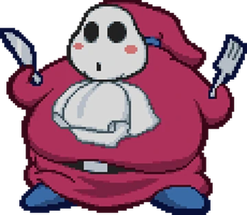 Shy Guy Paper Mario Sprite