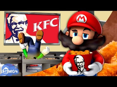 SMG4: Mario Works At KFC | Wiki SuperMarioGlitchy4 | Fandom