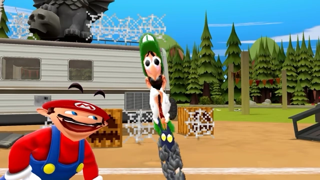 Mario Plays Mario.exe ft. Luigi/Gallery | The SMG4/GLITCH Wiki | Fandom