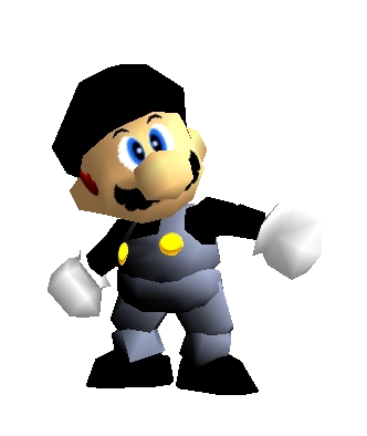 Blackish Mario Recolor | The SMG4 Wiki | Fandom