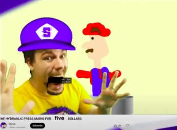 WE HYDRAULIC PRESS MARIO FOR five DOLLARS | The SMG4 Wiki | Fandom