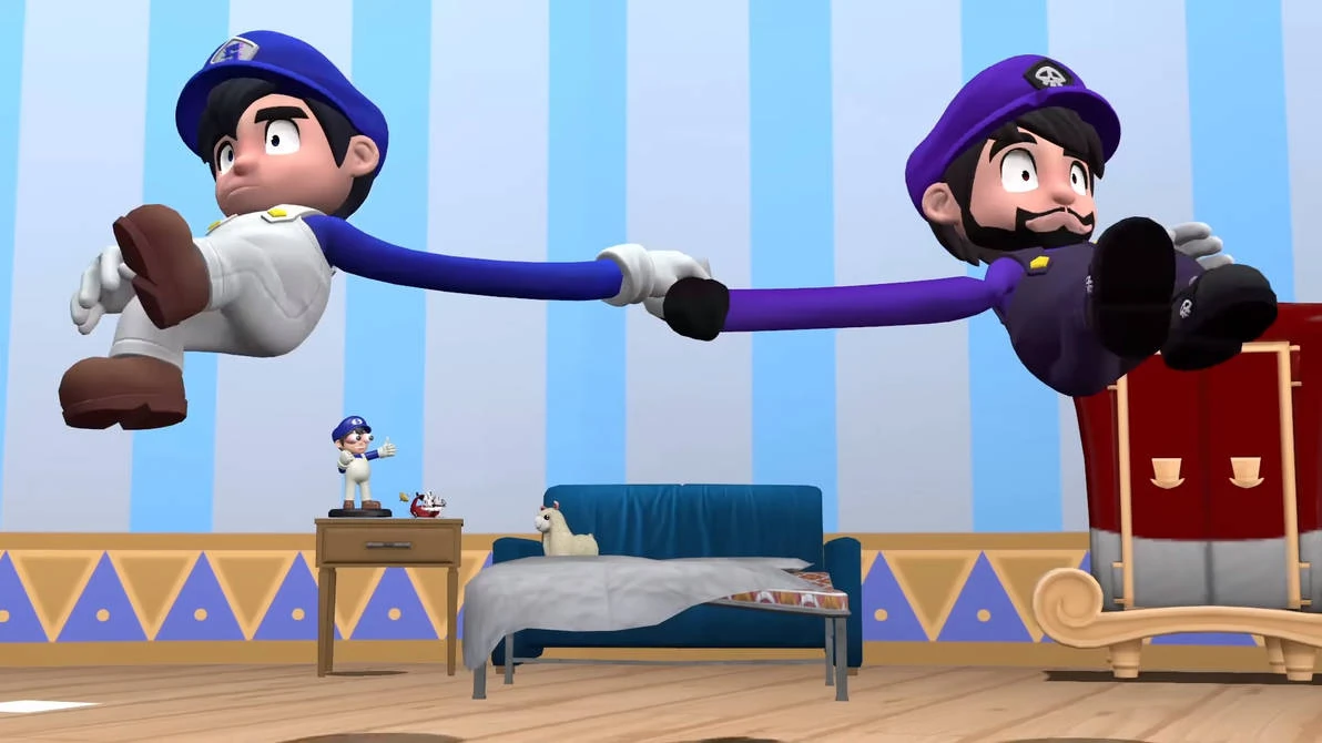 SMG4: SMG4 & SMG3 Are Forced To Hold Hands/Gallery | The SMG4 Wiki | Fandom