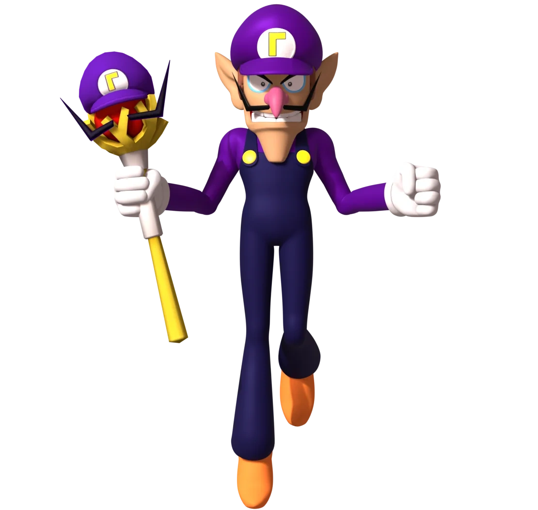 Fire Waluigi