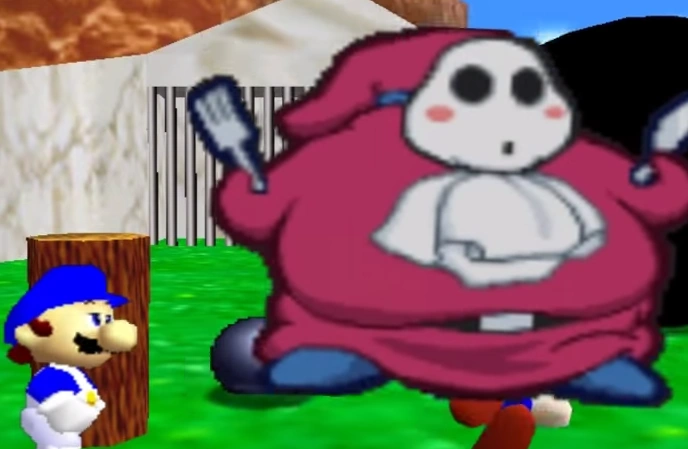 Super Mario 64 Bloopers: Who let the Chomp out?/Gallery | The SMG4 ...