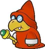 Kamek rosso di carta | Mario Wiki | Fandom