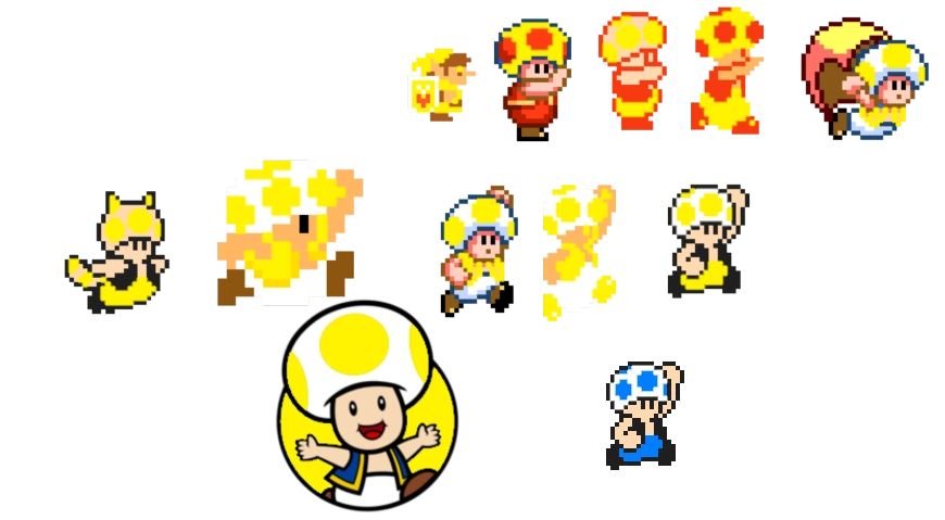 User blog:Baldisbasicx/yellow toad (fanmade) | Super Mario Maker 2 Wiki ...
