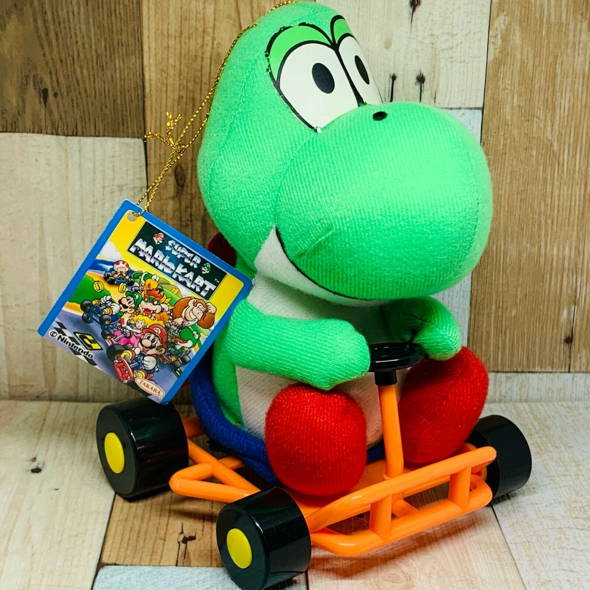 Takara Super Mario Kart Yoshi | Super Mario Plushes Wikia | Fandom