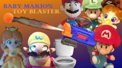 Baby Mario's Toy Blaster | SuperMarioPlushKids Wiki | Fandom