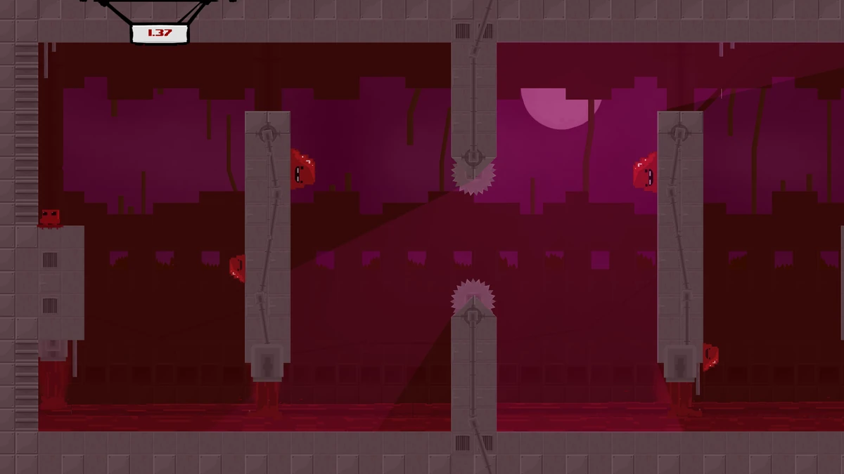 2-9 Blood Swamp | Super Meat Boy Wiki | Fandom