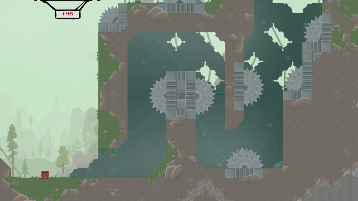 1-7X Two Roads | Super Meat Boy Wiki | Fandom