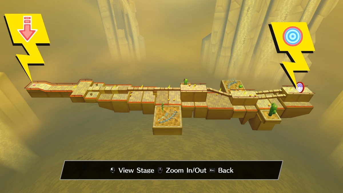 Detritus Desert - Stage 3 (Banana Blitz) | Super Monkey Ball Wiki | Fandom