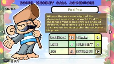 Po d'Pow | Super Monkey Ball Wiki | Fandom