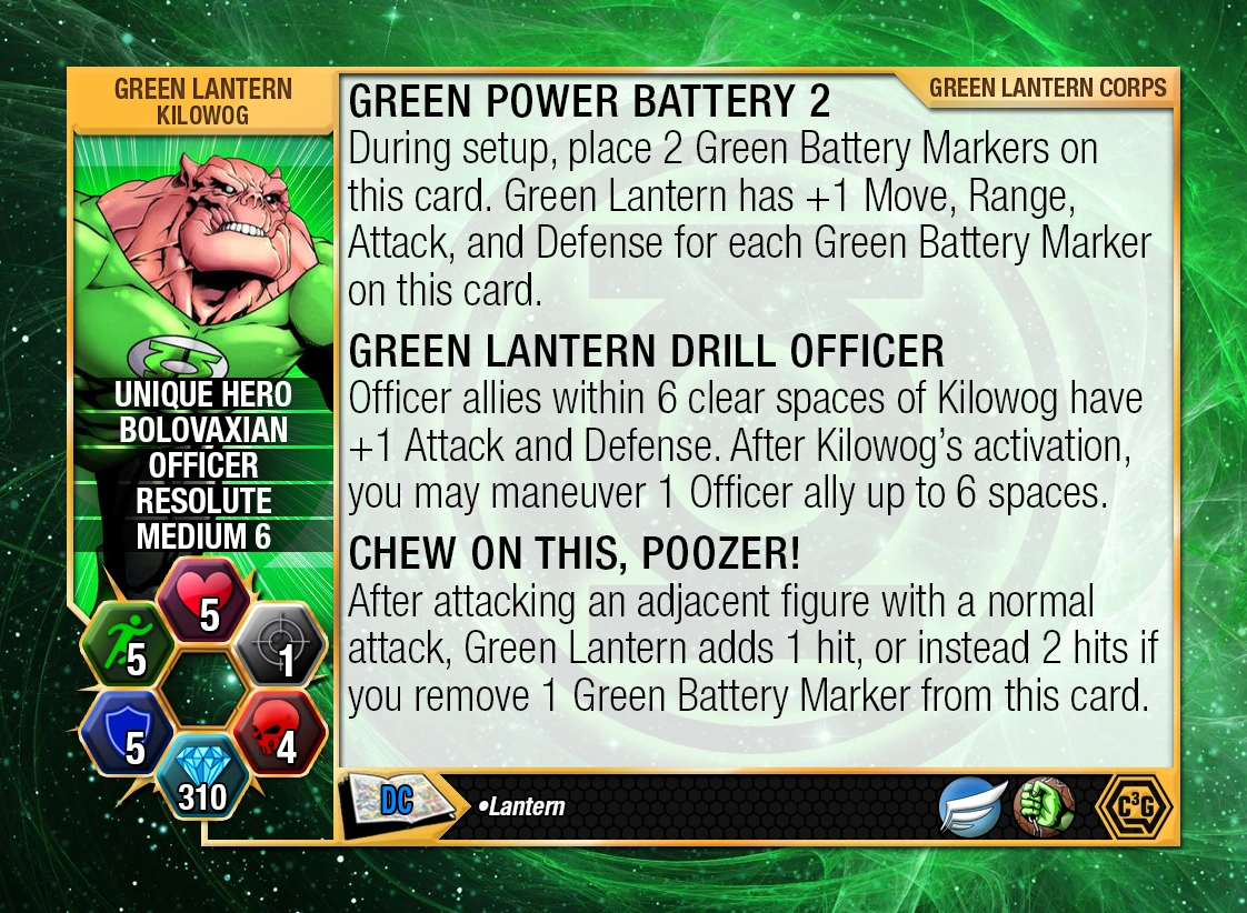 Green Lantern (Kilowog) | SuperScape Wiki | Fandom
