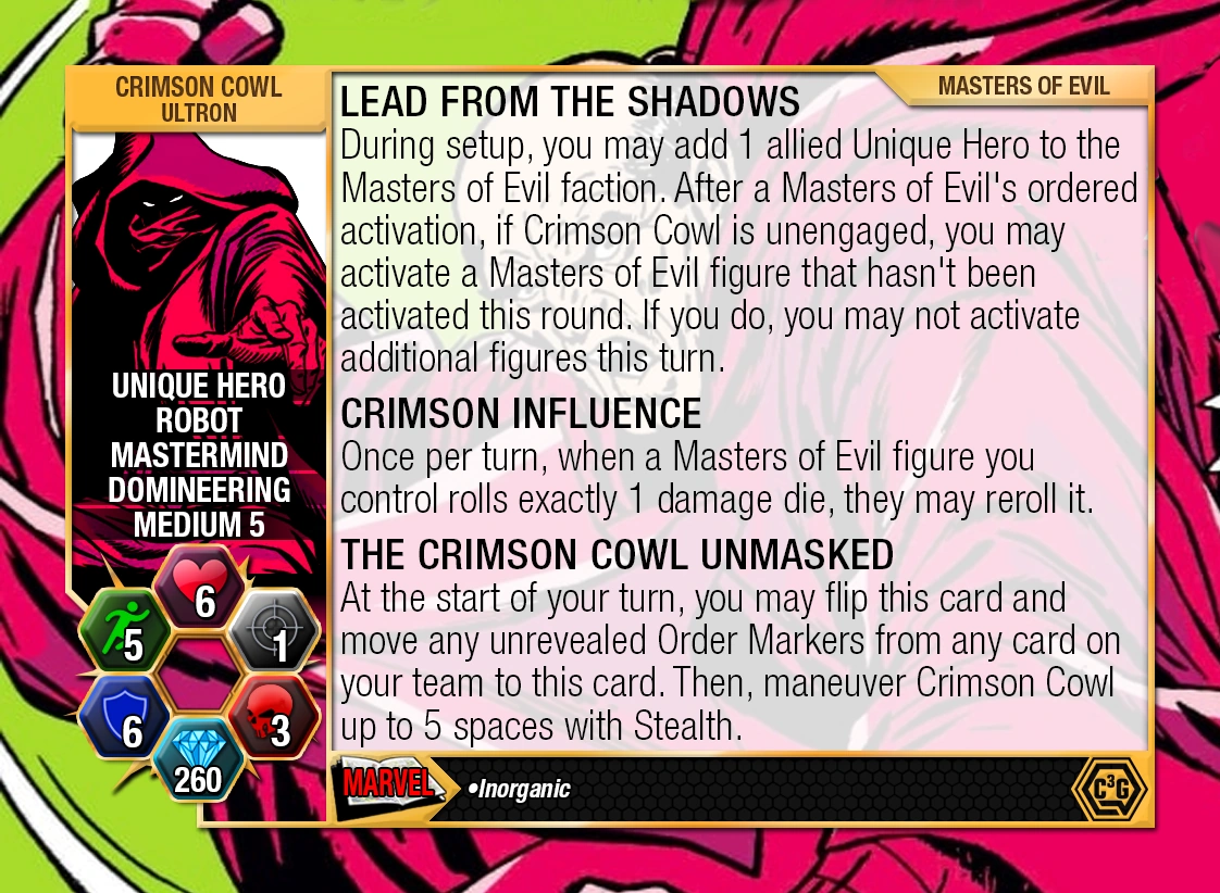 Crimson Cowl (Ultron) | SuperScape Wiki | Fandom