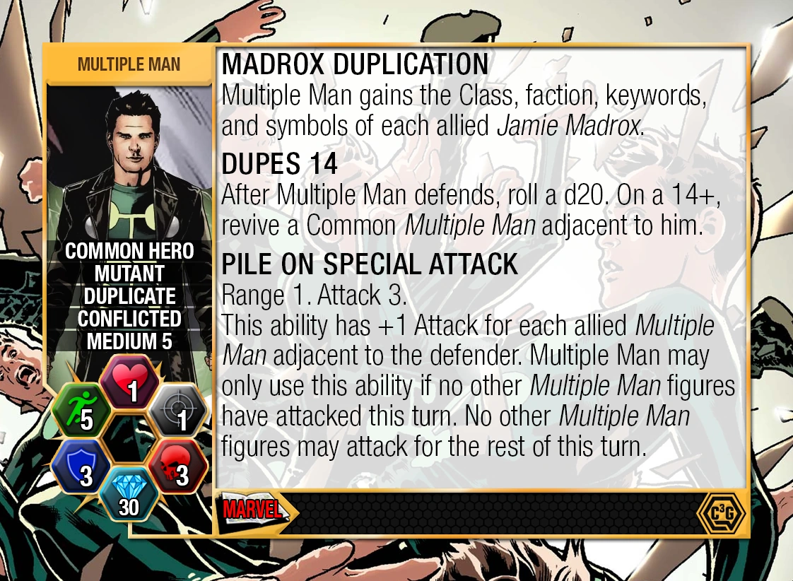 Multiple Man (Common Hero) | SuperScape Wiki | Fandom