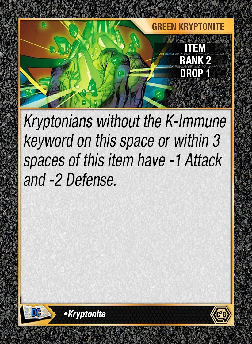 Green Kryptonite | SuperScape Wiki | Fandom