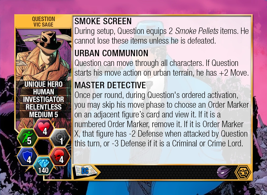 Question (Vic Sage) | SuperScape Wiki | Fandom