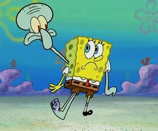 Spongebob And Squidward Connected
