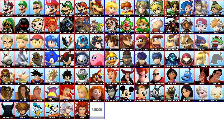 User blog:King Barney Twiddlephooey/Character Roster With How to Unlock ...