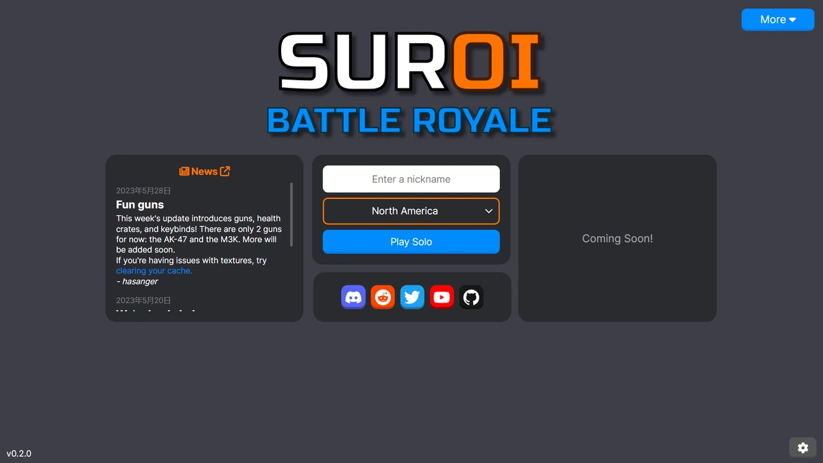 主界面 | Suroi.io Wiki | Fandom