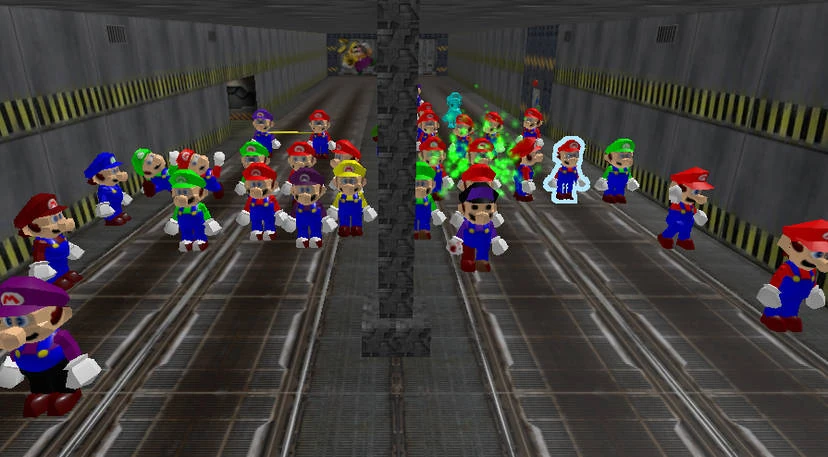 Can You Sruvive Awsome Star Power Mario In Area 51 Lost Media
