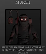 Murch/Slasher | Survive The Night (Roblox) Wiki | Fandom