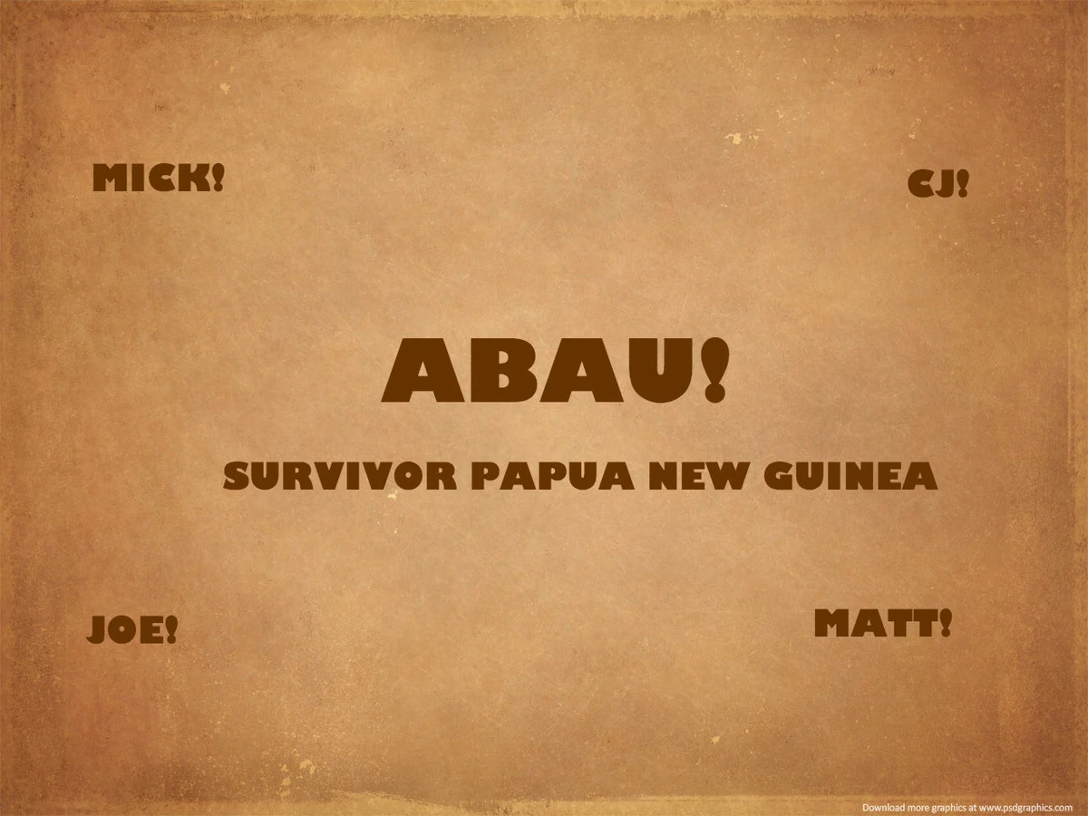 Abau | Survivor ORG Wiki | Fandom