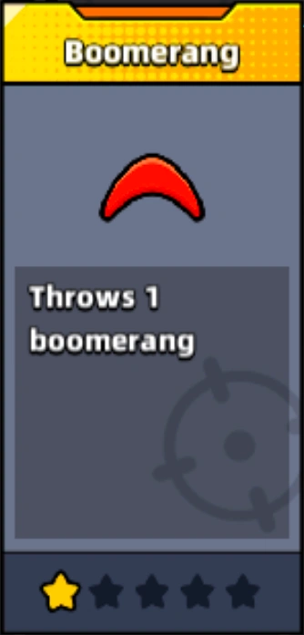 Boomerang | SurvivorIO Wiki | Fandom