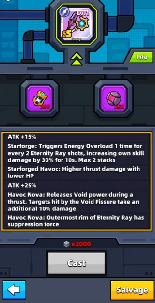 Twin Lance Starforged Havoc | SurvivorIO Wiki | Fandom