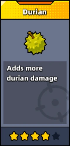 Durian | SurvivorIO Wiki | Fandom