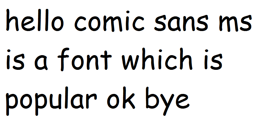 Comic Sans MS | Susie's Random Wiki | Fandom