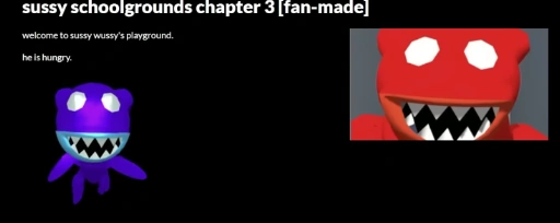Sussy Schoolground Chapter 3 (Fan-Made) | Sussy Schoolgrounds Ultimate ...