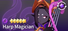 Harp Magician (Dark) - Vivachel | Summoners War: Chronicles Wiki | Fandom