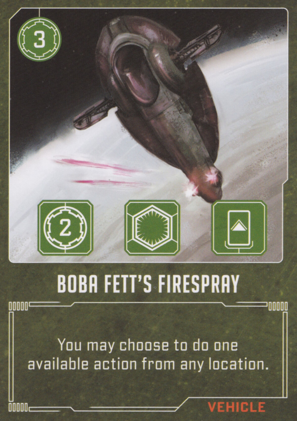Boba Fetts Firespray Star Wars Villainous Wiki Fandom