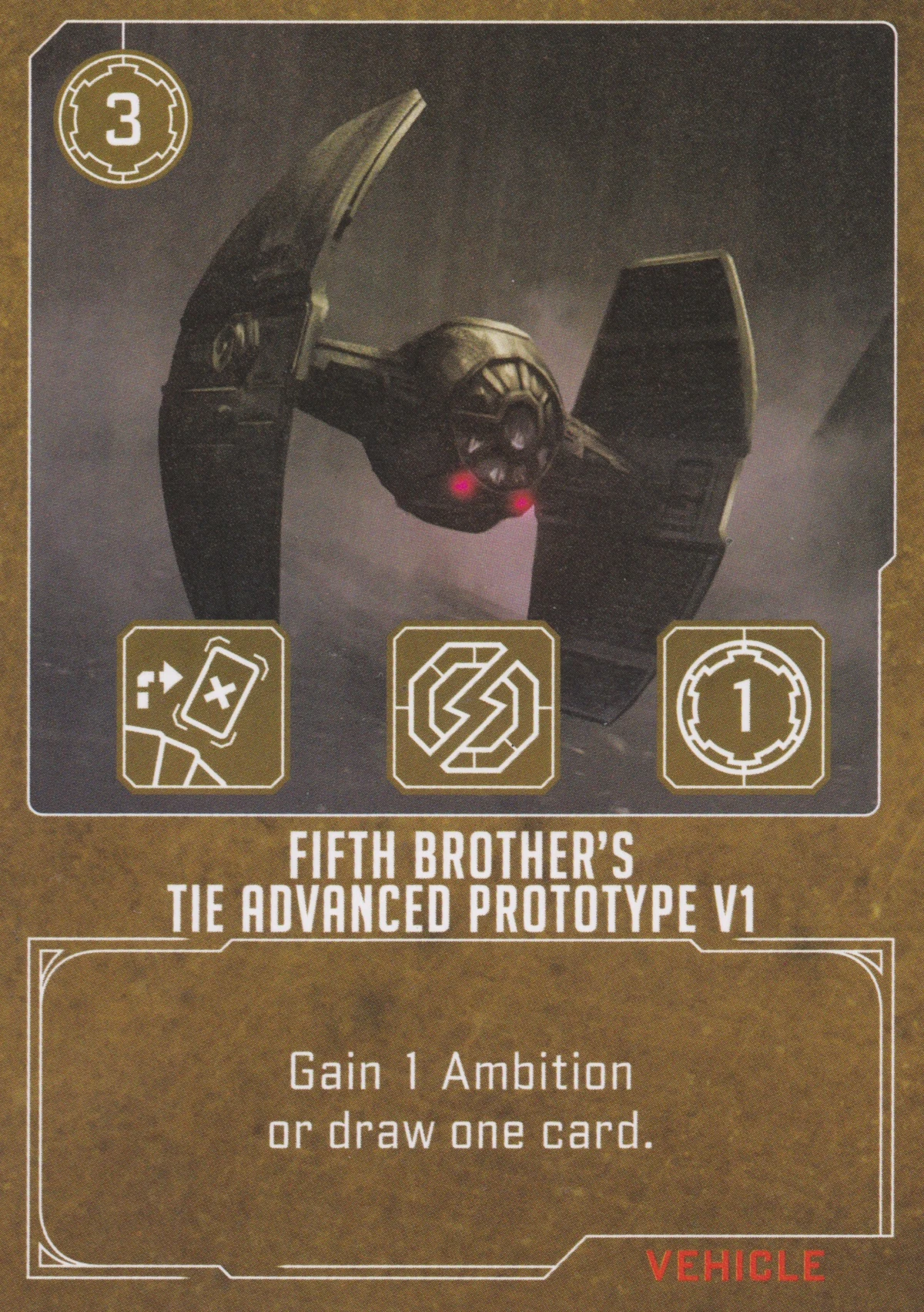 Fifth Brother's TIE Advanced Prototype V1 | Star Wars Villainous Wiki | Fandom