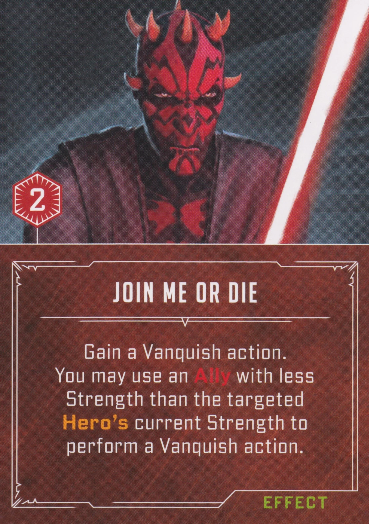 Join Me or Die | Star Wars Villainous Wiki | Fandom