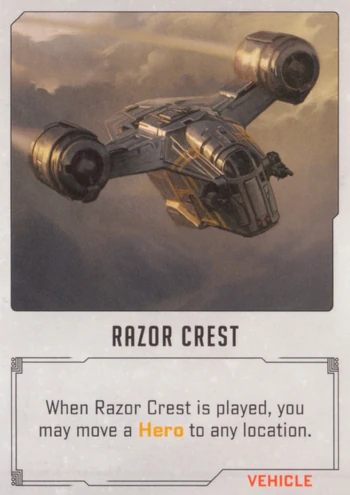 Razor Crest | Star Wars Villainous Wiki | Fandom