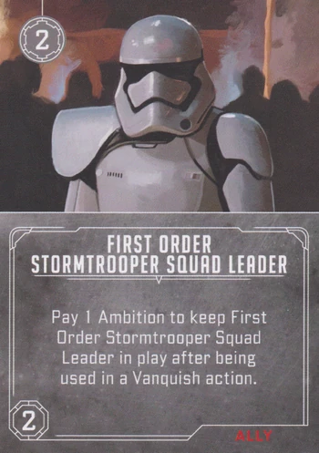 First Order Stormtrooper Squad Leader | Star Wars Villainous Wiki | Fandom