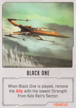 Black One | Star Wars Villainous Wiki | Fandom