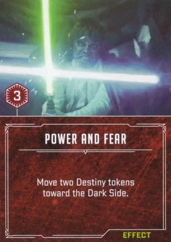 Power and Fear | Star Wars Villainous Wiki | Fandom