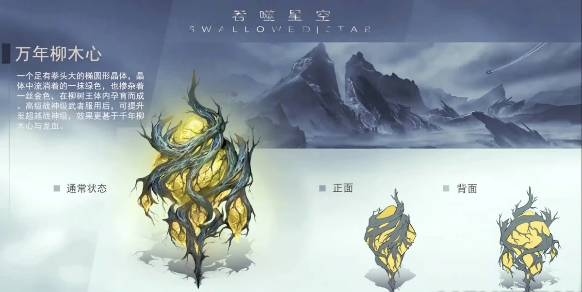 10.000 Year Old Golden Willow Spiritual Core | Swallowed Star Wiki | Fandom