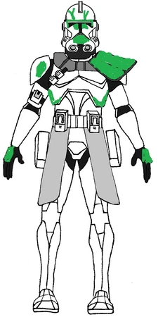 Clone Commander Coloring Pages
