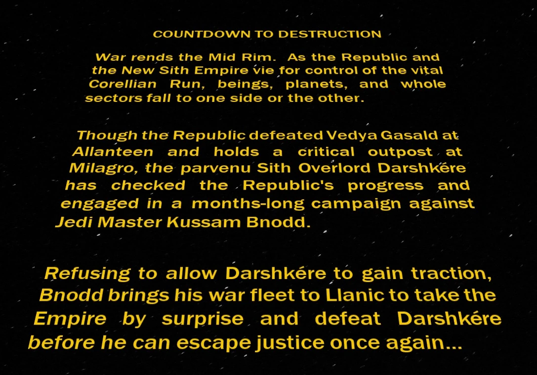 Countdown to Destruction | Star Wars Fanon | Fandom