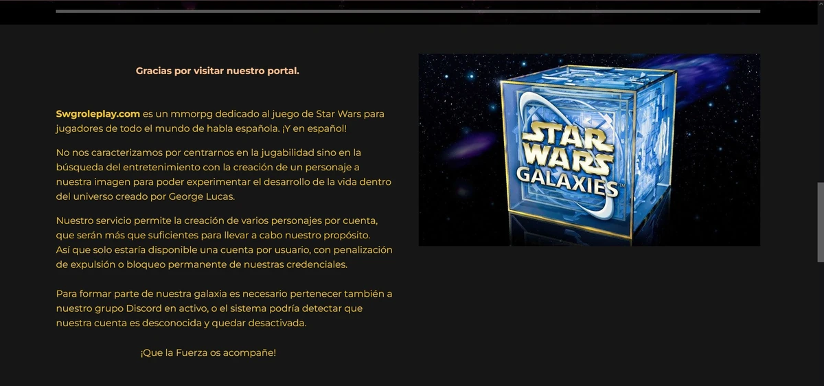 Star Wars Galaxies Roleplay | Star Wars Fanpedia | Fandom