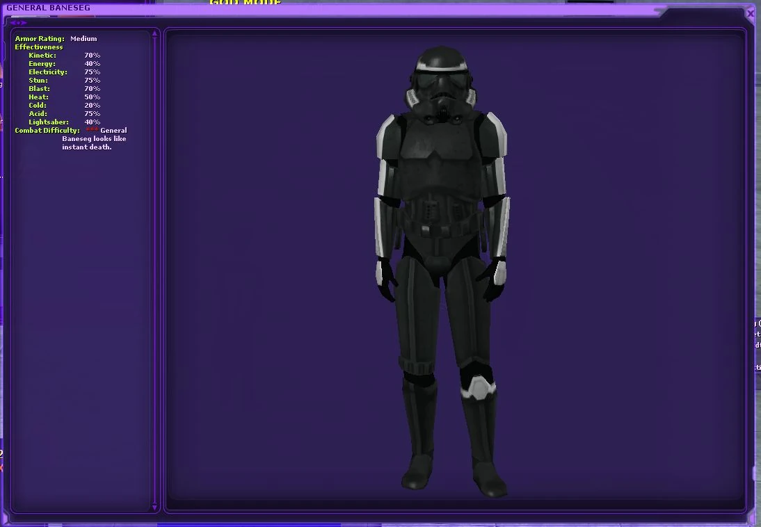 General Baneseg | SWG BloodfinEmu Wikia | Fandom