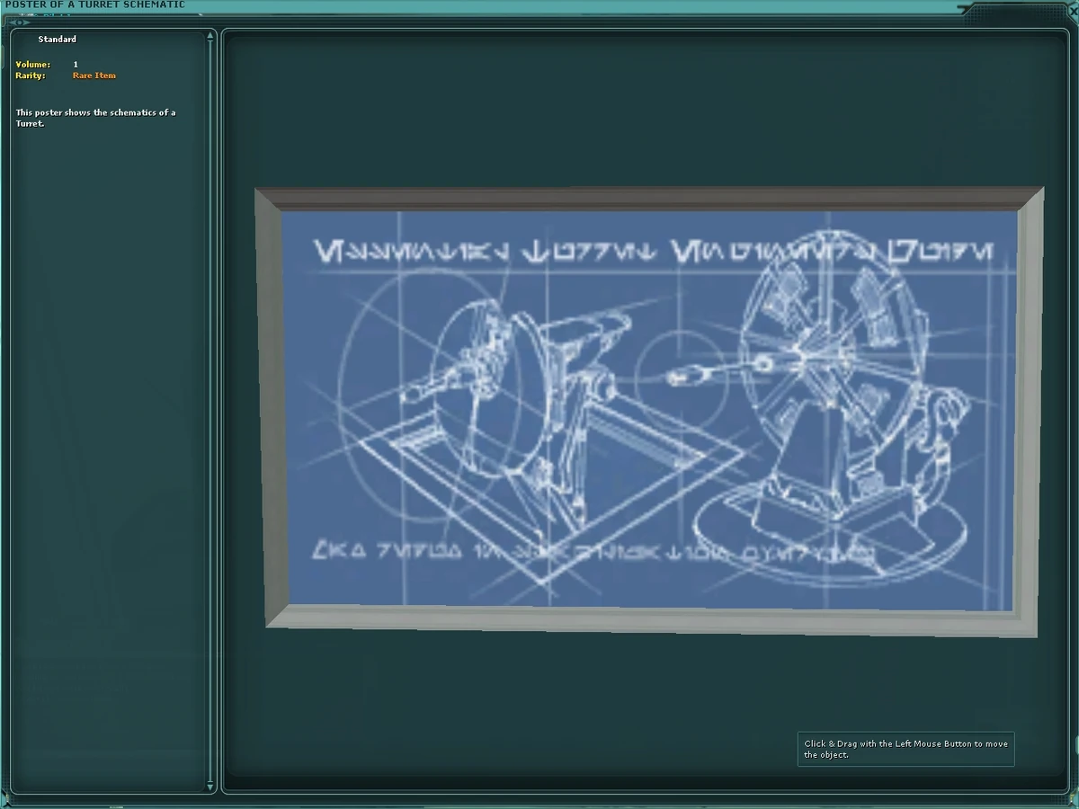 Poster of a Turret Schematic | SWG Wiki | Fandom