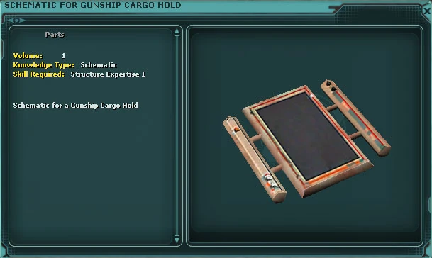 Schematic for Gunship Cargo Hold | SWG Wiki | Fandom
